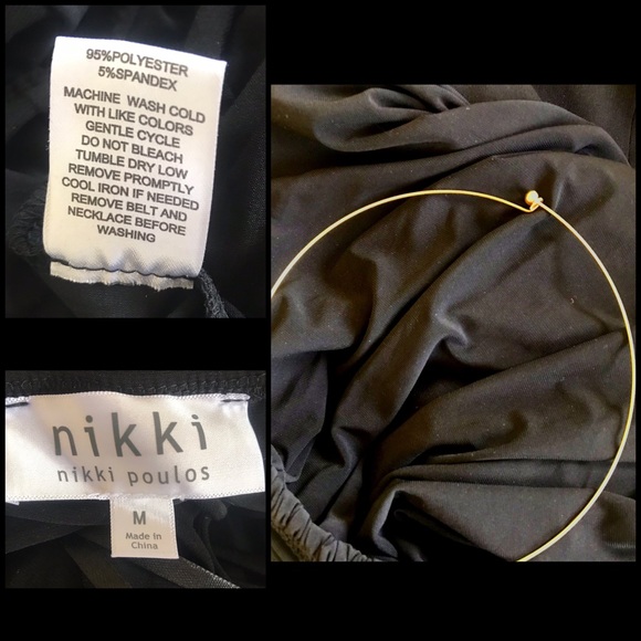 Nikki Poulos | Pants & Jumpsuits | Nikki Poulos Black Halter Jumpsuit ...